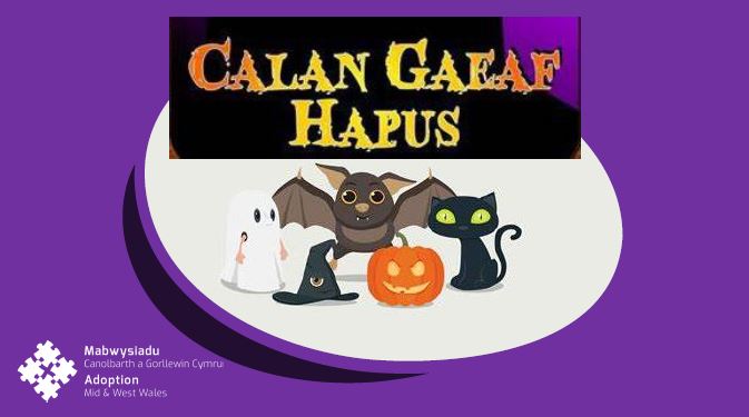 Pecyn Hwyl Calan Gaeaf - Gwasanaeth Mabwysiadu Canolbarth a Gorllewin Cymru