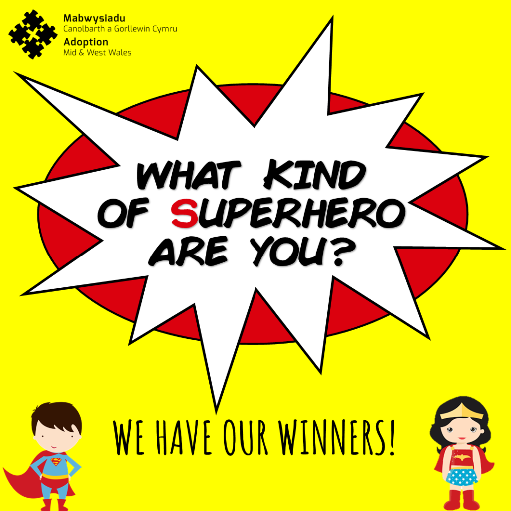Congratulations to the winners of our ‘What kind of superhero are you ...