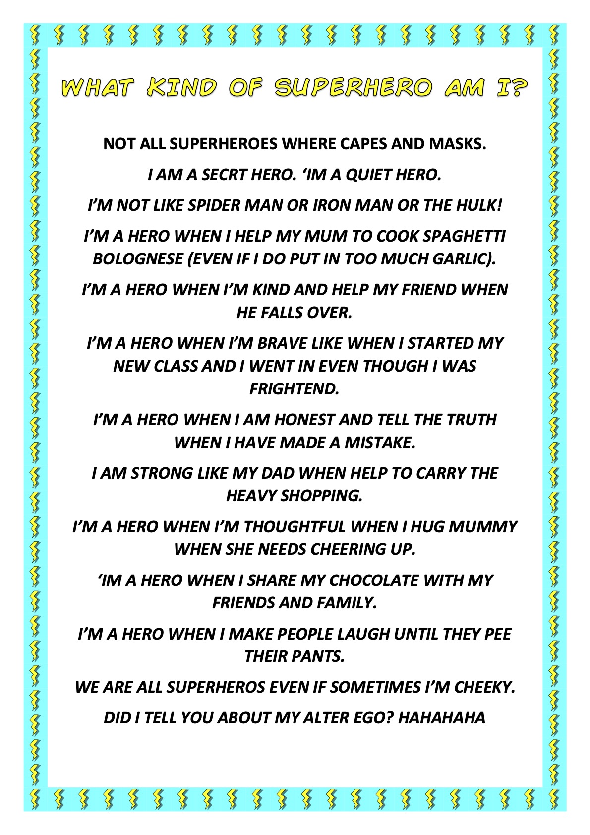 Congratulations to the winners of our ‘What kind of superhero are you ...